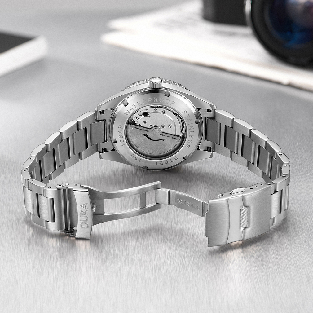 DUKA Luxury Men's Automatic Watches full Stainless Steel Business ...