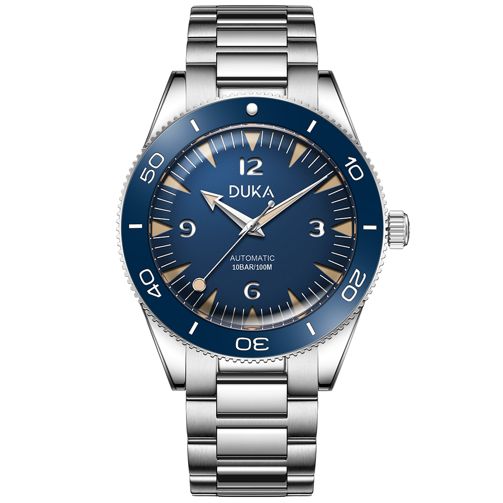 DUKA Luxury Men's Automatic Watches full Stainless Steel Business ...