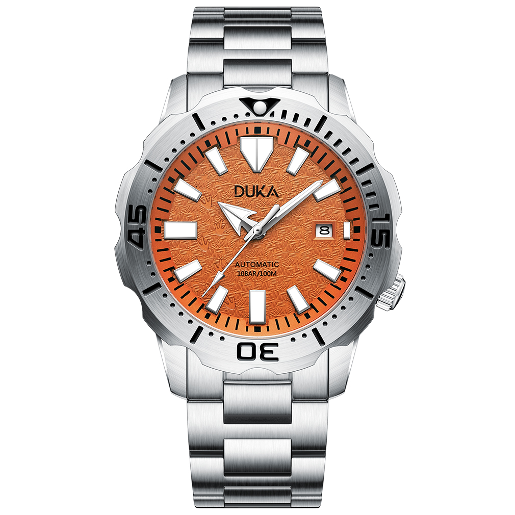 DUKA Automatic Men's Watches full Stainless Steel Waterproof Sports ...
