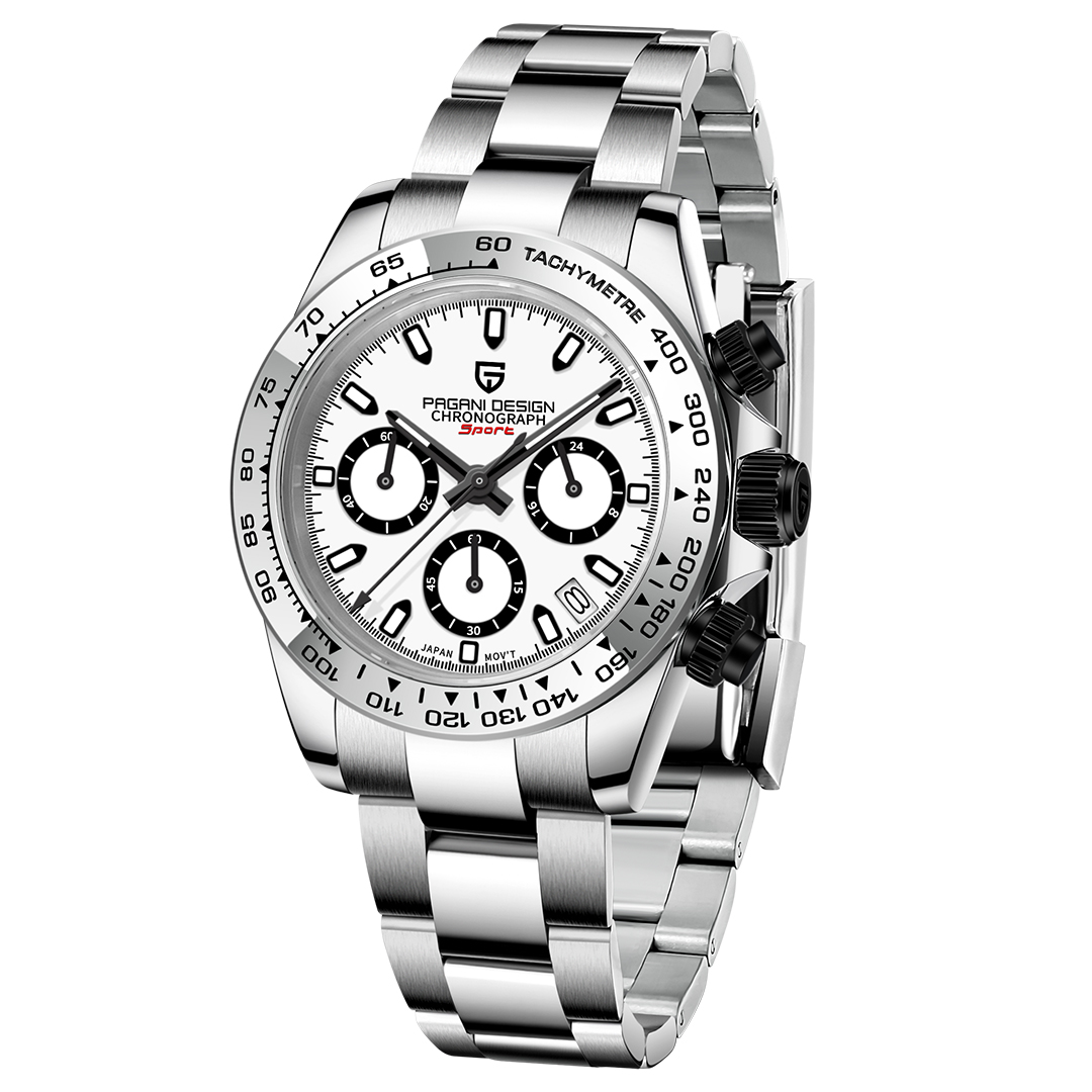 PAGANI DESIGN PD-1727 Quartz Men's Watches full Stainless Steel ...