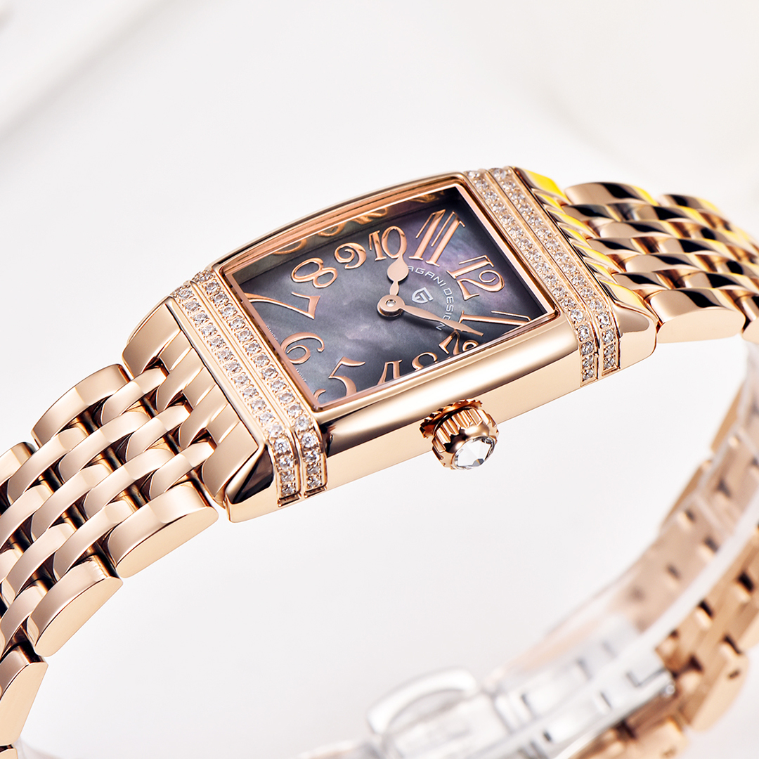 PAGANI DESIGN Luxury Women's Watches Stainless Steel Quartz Wrist ...