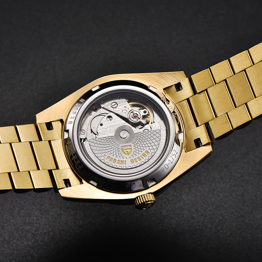PAGANI DESIGN Men's Automatic Watches, PD-1752 Mechanical Stainless ...