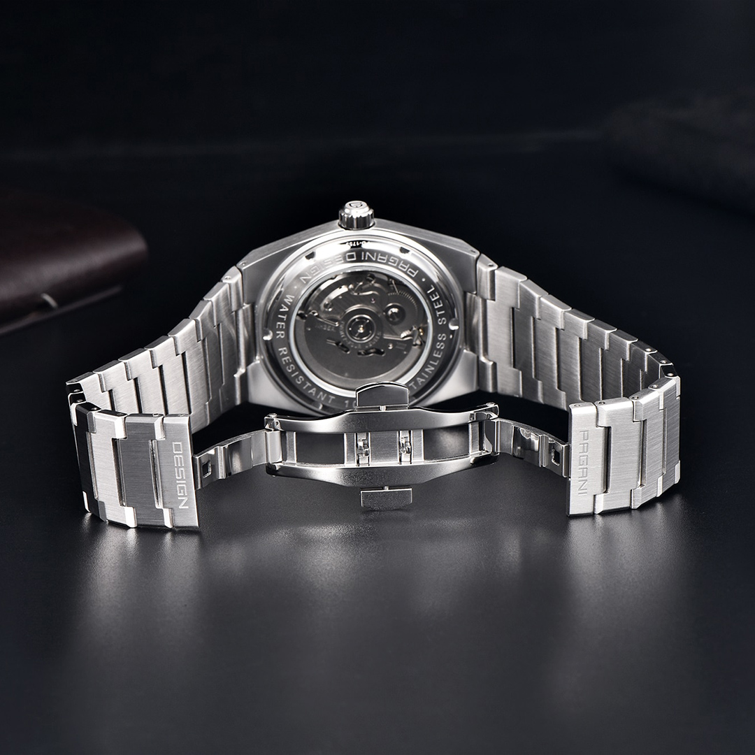 PAGANI DESIGN PD-1753, Men's Automatic Watches 40MM Stainless Steel ...
