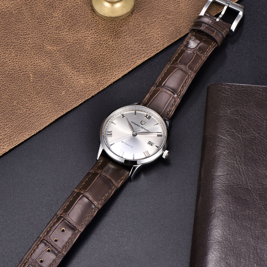 PAGANI DESIGN PD1759 Business Men's Automatic Watches 40mm Leather ...