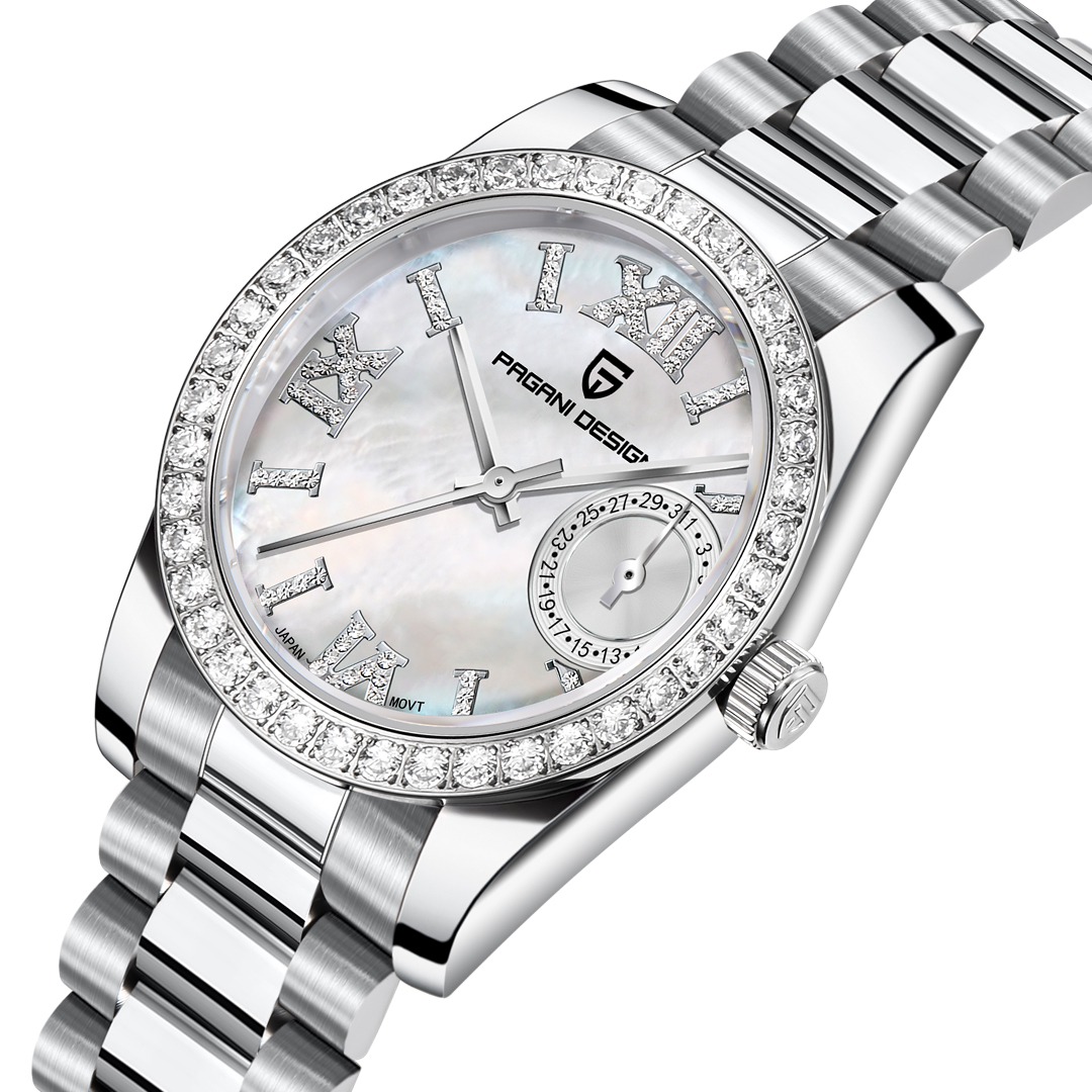 PAGANI DESIGN PD-1776 Women's Watches 32mm Luxury Stainless Steel ...