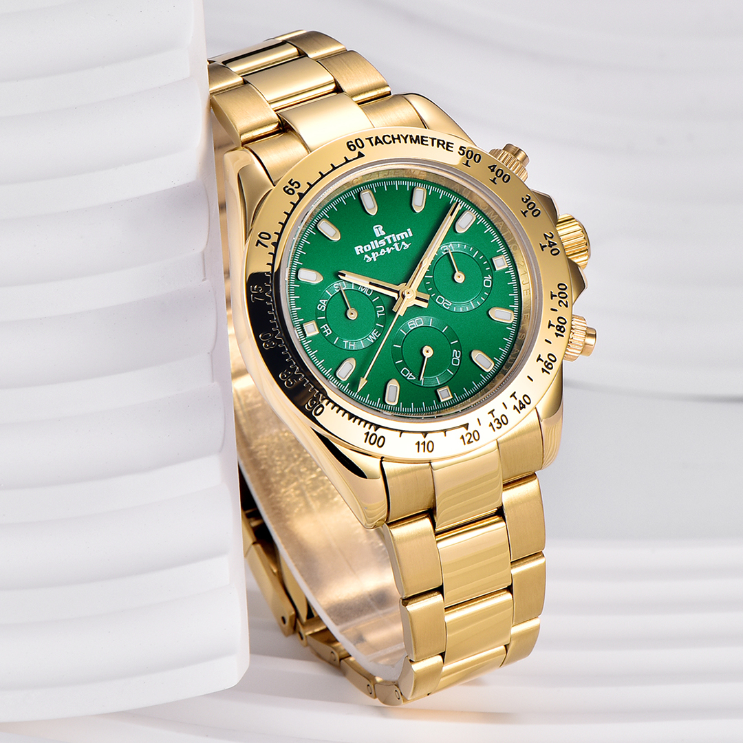 RollsTimi Men's Automatic Watches full Stainless Steel Mechanical ...