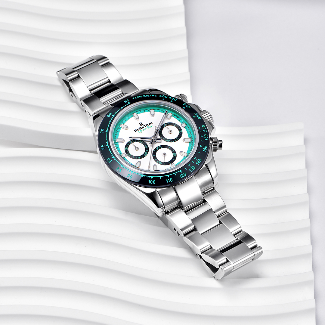 RollsTimi Men's Automatic Watches full Stainless Steel Mechanical ...