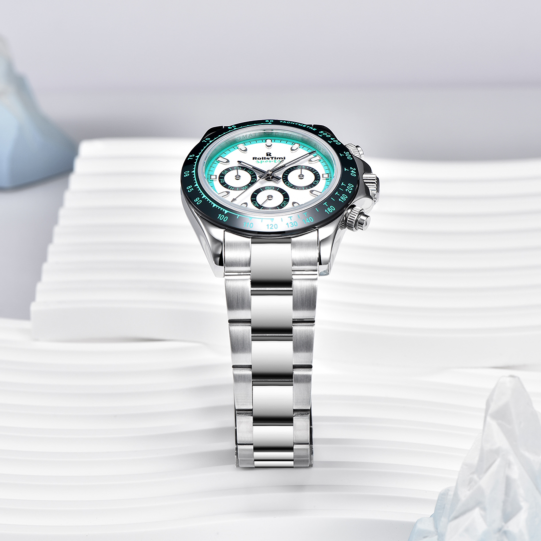 RollsTimi Men's Automatic Watches full Stainless Steel Mechanical ...