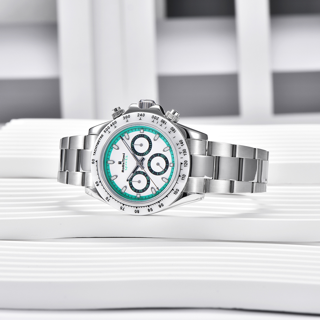 RollsTimi Men's Automatic Watches full Stainless Steel Mechanical ...