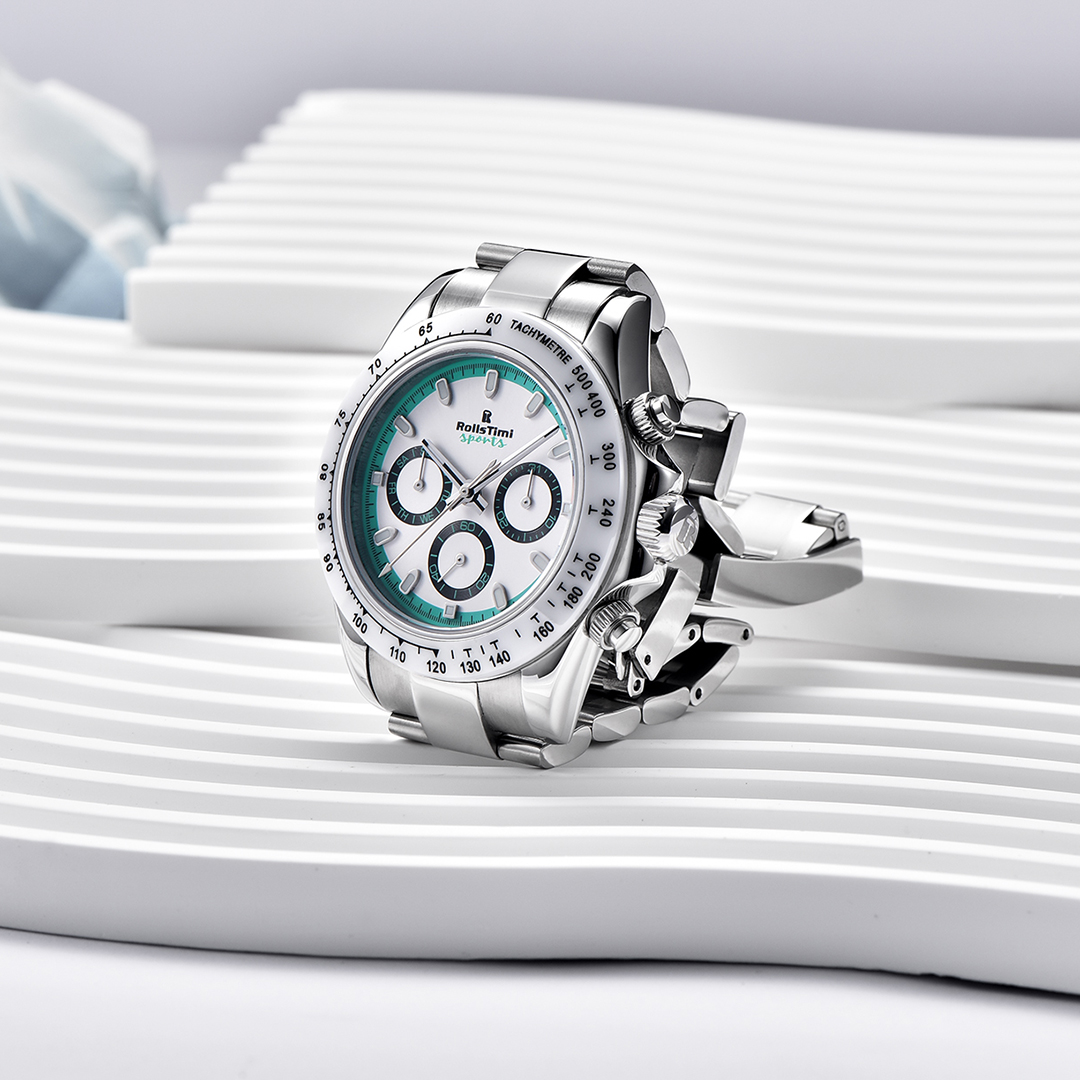 RollsTimi Men's Automatic Watches full Stainless Steel Mechanical ...