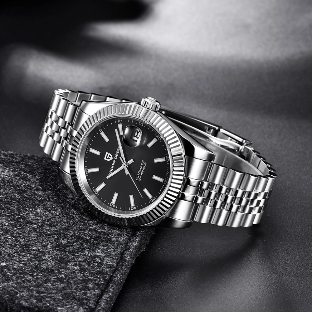 PAGANI DESIGN PD-1645 Men's Automatic Watches Business Mechanical Wrist Watch with Jubilee ...