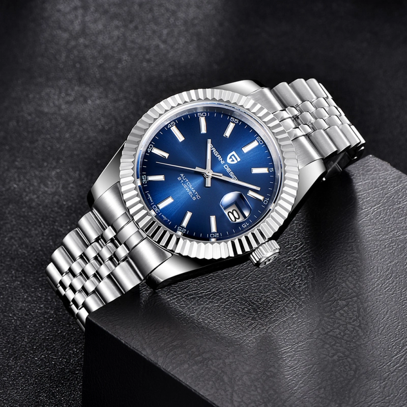 PAGANI DESIGN PD-1645 Men's Automatic Watches Business Mechanical Wrist Watch with Jubilee ...