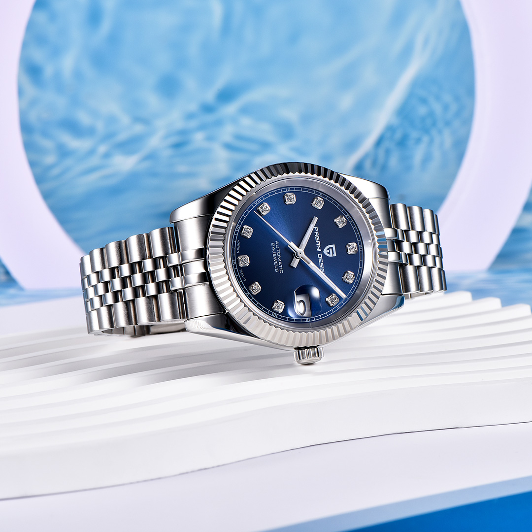 PAGANI DESIGN PD-1645 Men's Automatic Watches Business Mechanical Wrist Watch with Jubilee ...