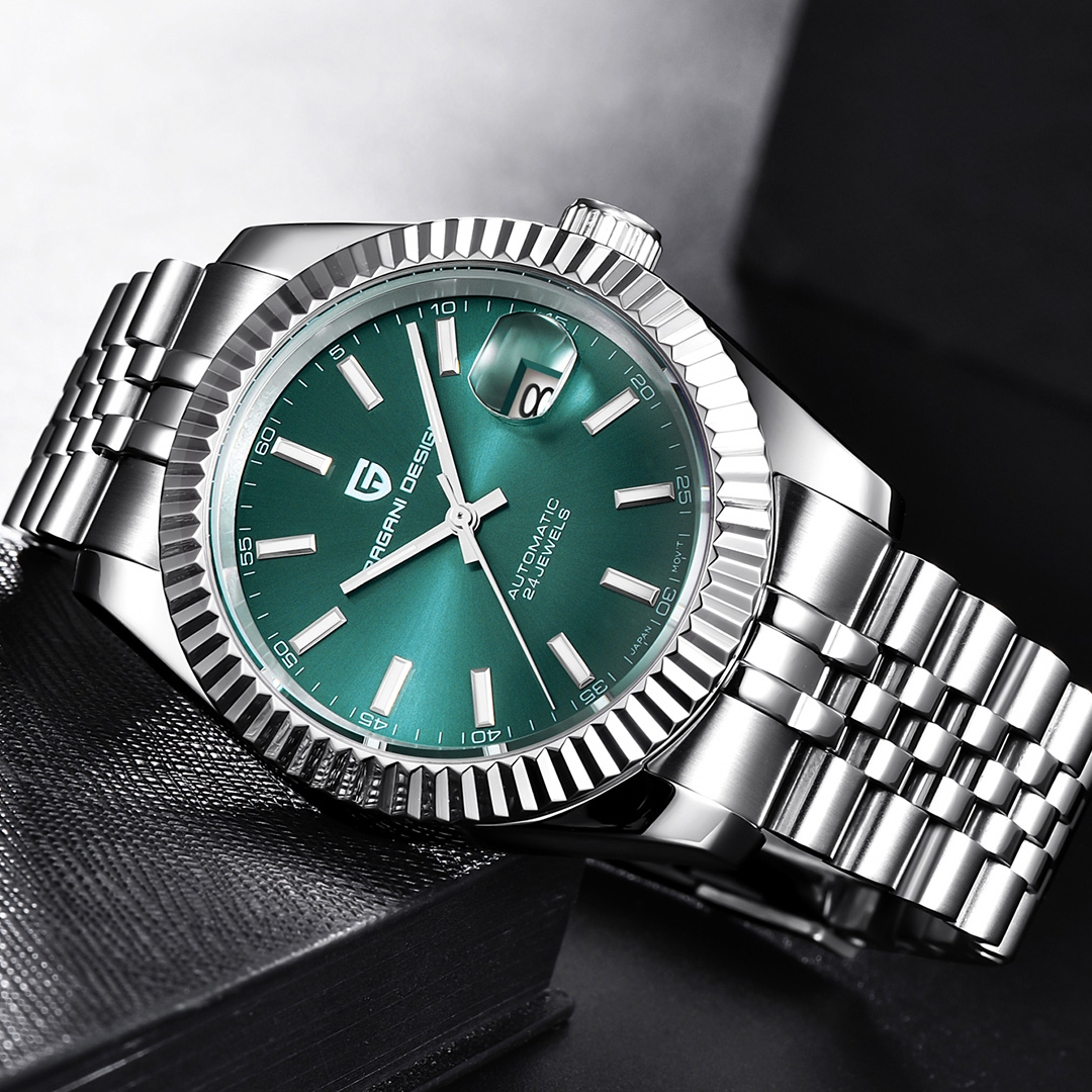 PAGANI DESIGN PD-1645 Men's Automatic Watches Business Mechanical Wrist Watch with Jubilee ...