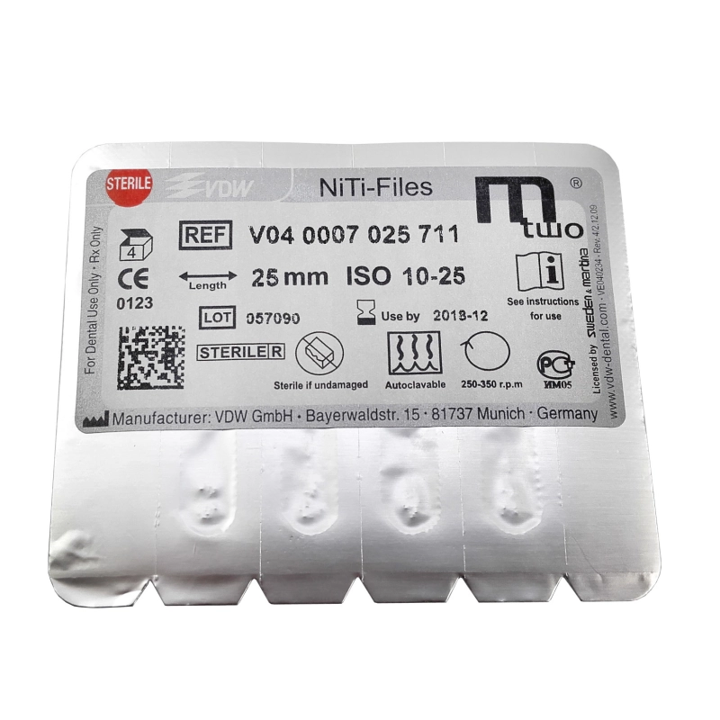 VDW Mtwo Dental NiTi Rotory File for Root Canal Prepration