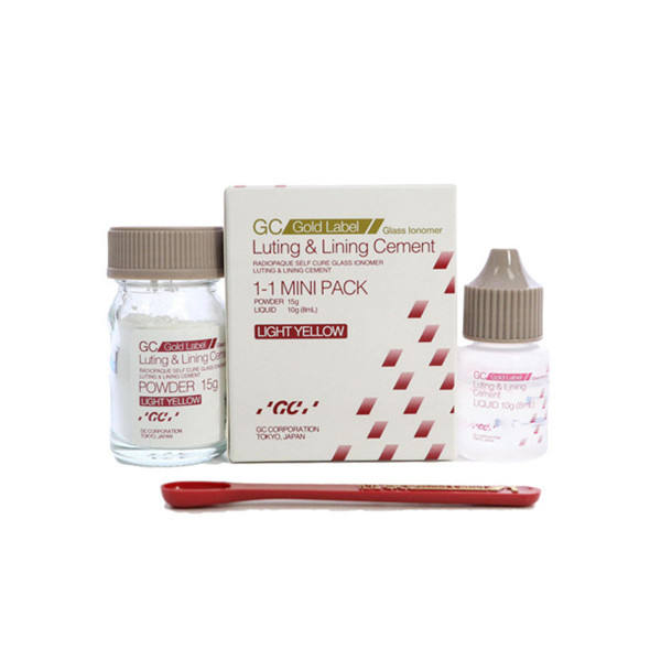 GC Gold Label 1 Luting & Lining Glass Ionomer Cement Mini Pack 15g/10g,GC