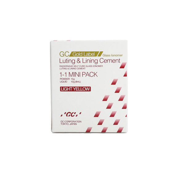 GC Gold Label 1 Luting & Lining Glass Ionomer Cement Mini Pack 15g/10g,GC