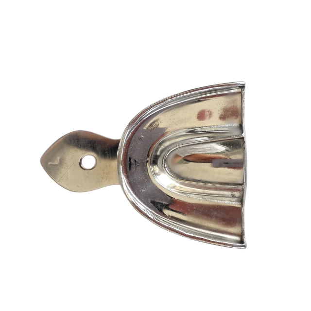 Dental Stainless Steel Non-Perforated Impression Trays Autoclavable Set ...