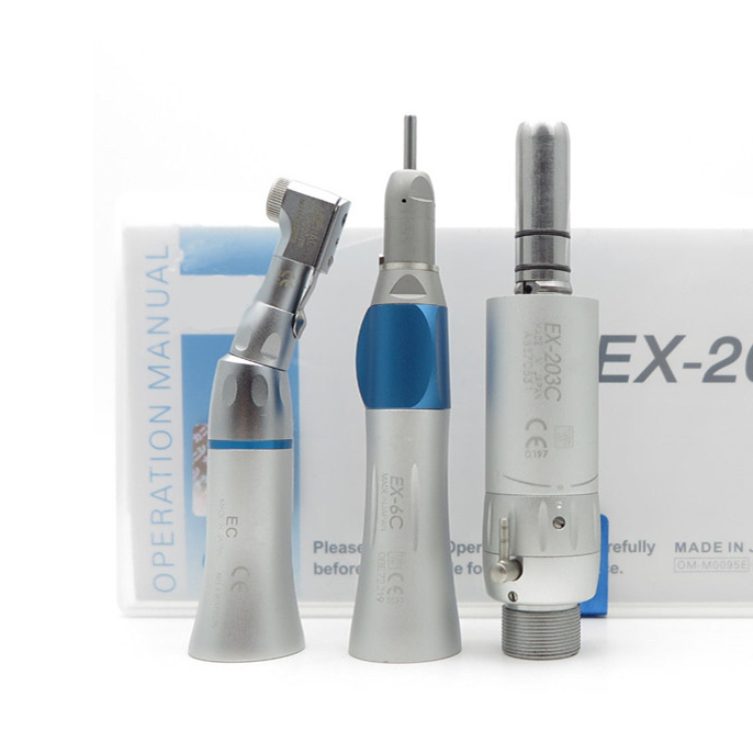 Dental NSK Style Low Speed Handpiece Contra Angle Straight Cone Air ...