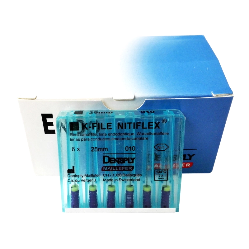 DENTSPLY K-FILE NITIFLEX NiTi Dental Endodontic Files,-Endodontics
