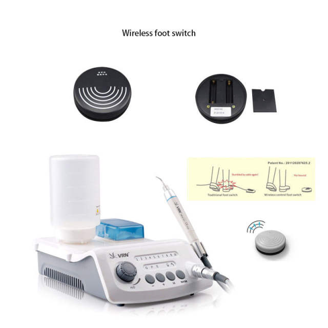 VRN-A8 Wireless Control Dental Ultrasonic Scaler with LED Detachable ...