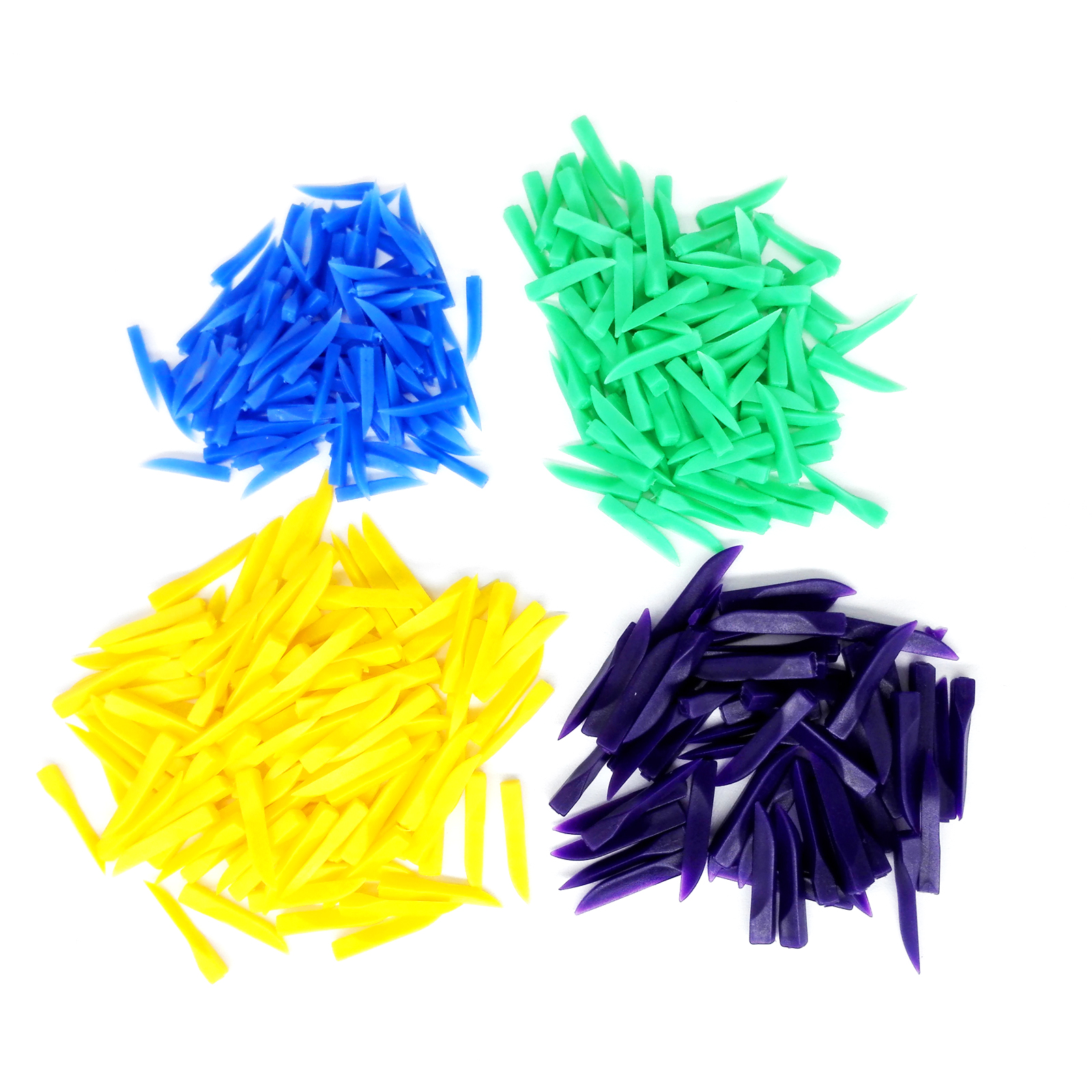 Dental Plastic Poly-Wedges Endodontics Round Stern 4 Colors 4 Sizes ...