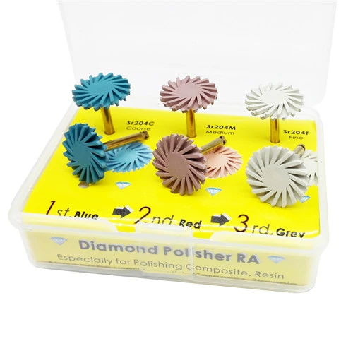 Dental Composite Resin Polishing Disc Kit Spiral Flex Tooth Polisher ...