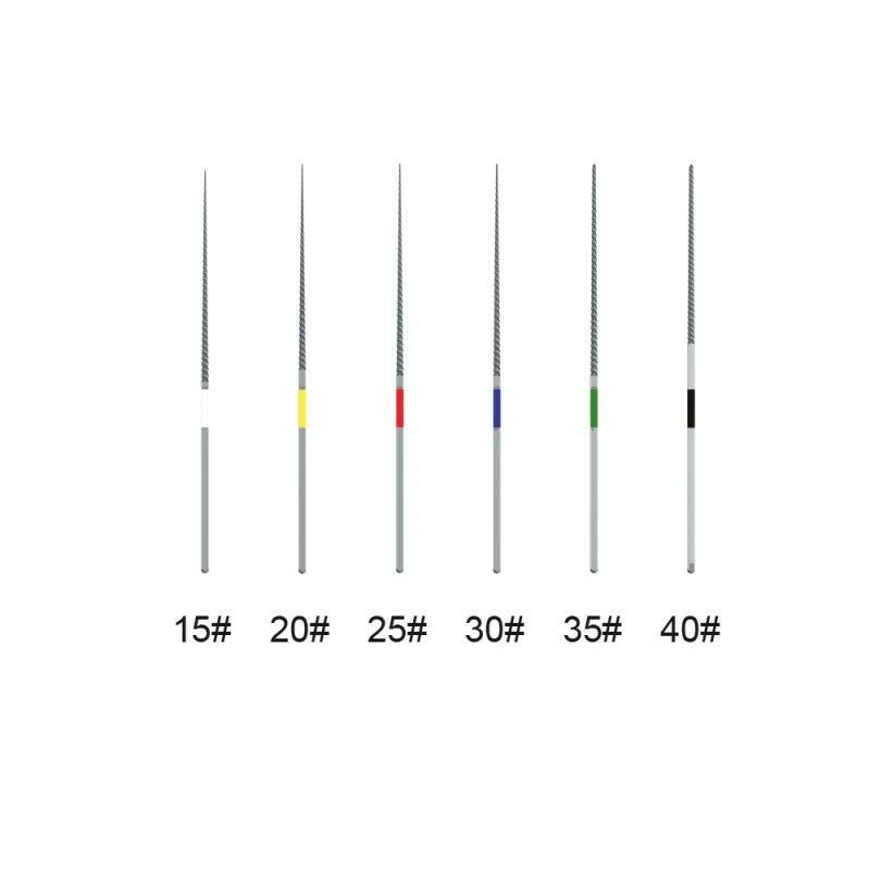 Stainless Steel U Files Dental Endodontic Files Ultrasonic 33mm 6Pcs ...