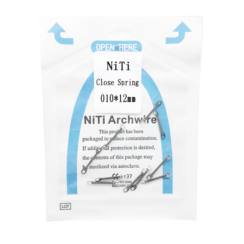 Dental Close Coil Spring Orthodonti c Small-Small Eyelet NiTi Archwire