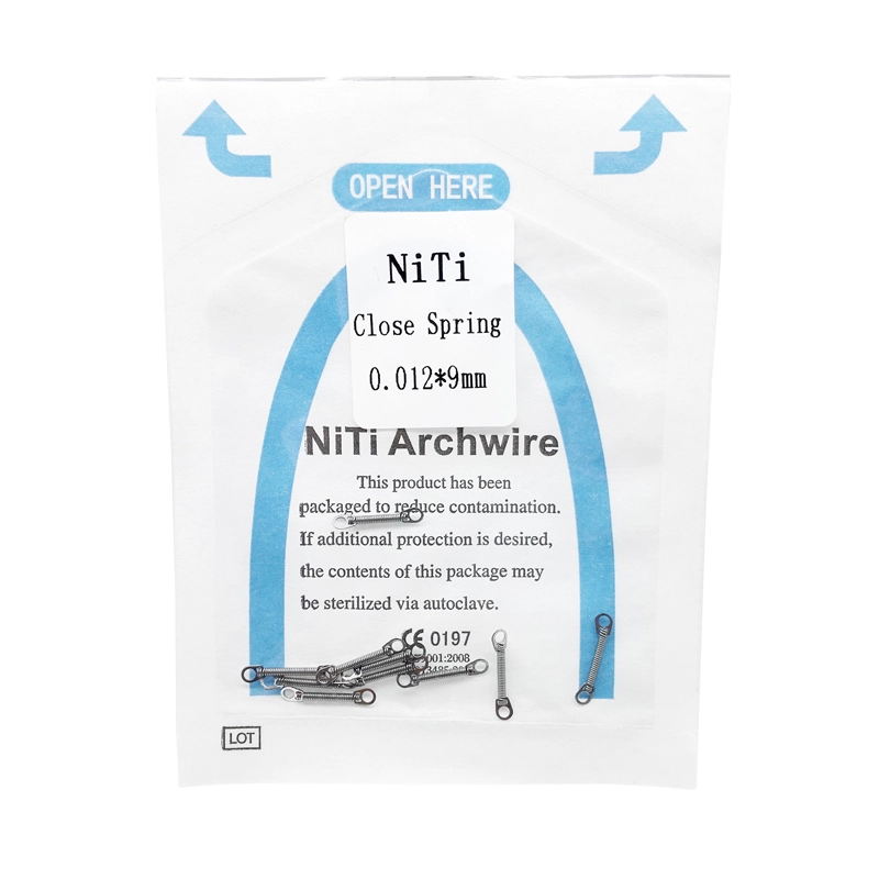 Dental Close Coil Spring Orthodonti c Small-Small Eyelet NiTi Archwire