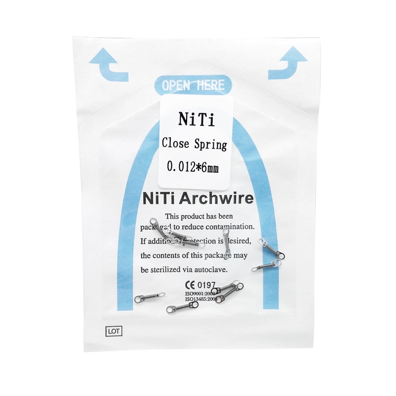 Dental Close Coil Spring Orthodonti c Small-Small Eyelet NiTi Archwire