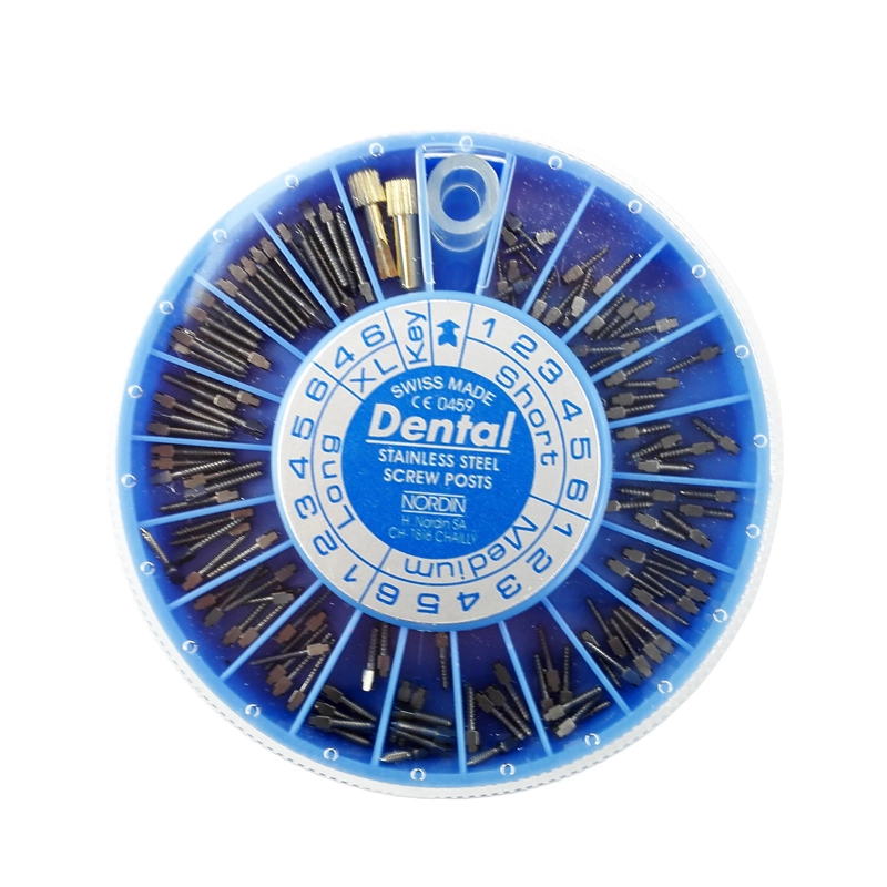 Dental NORDIN Assorted Stainless Steel Screw Post,-Restorative
