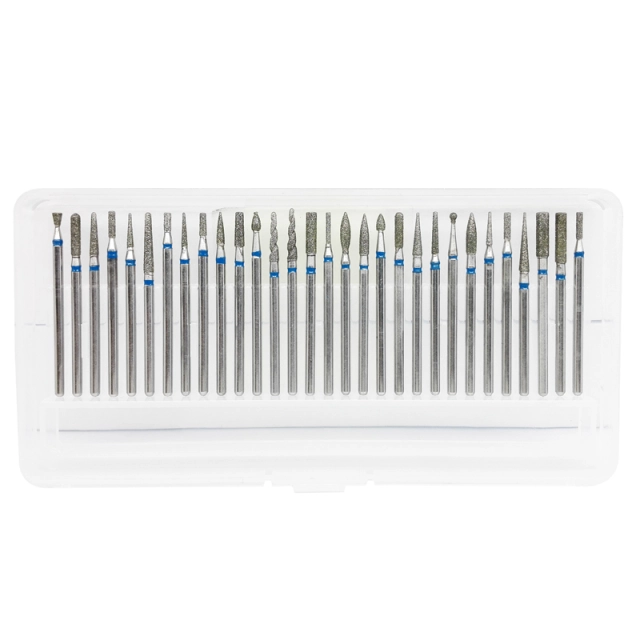 Dental The Original Diamond Burs Set Tooth Drill Jewelers Bit 2.35mm,-Burs