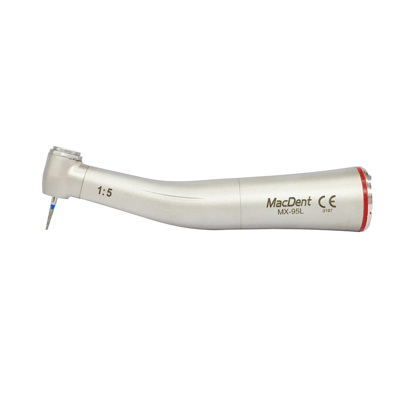 MacDent Dental MX-95L 1:5 Increasing Fiber Optic Contra Angle Handpiece ...
