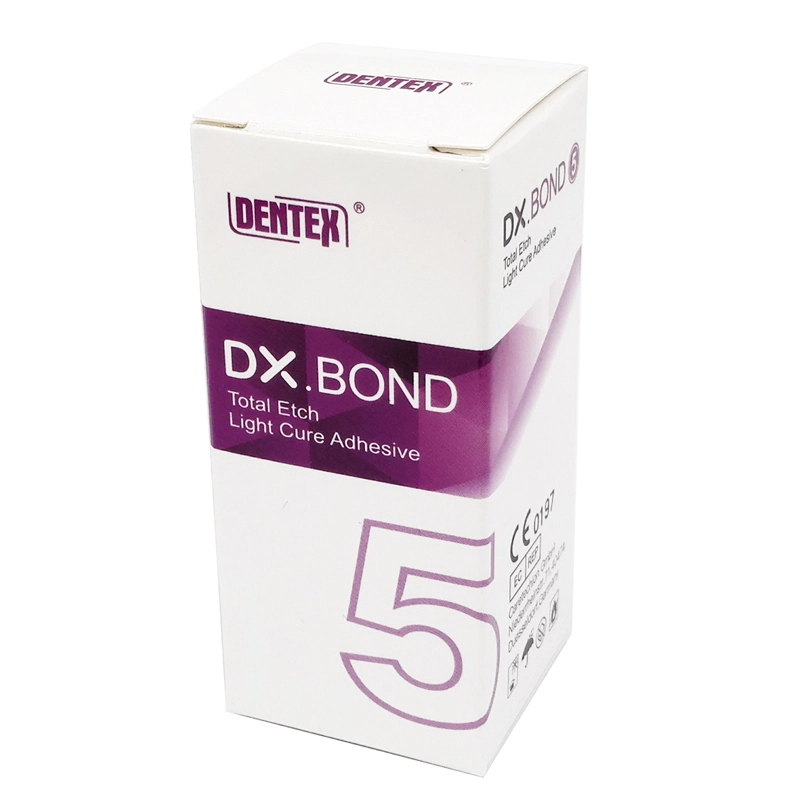 Dentex DX.BOND V Dental Light Cure Total Etch Dentin Enamel Resin Bonding Adhesive 5ml,-Restorative