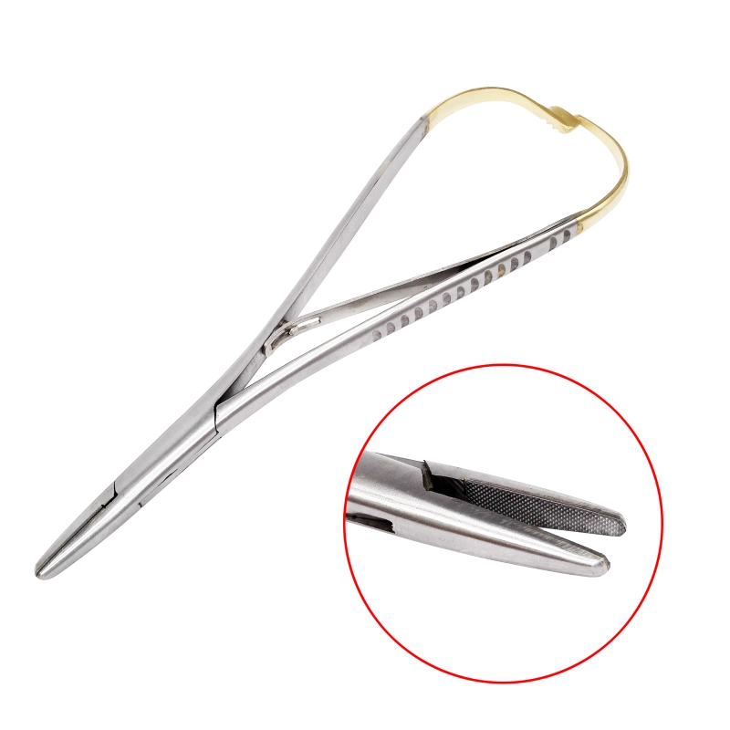 Dental Mathieu Ligating Forceps Needle Holder Pliers Orthodontic Ligature
