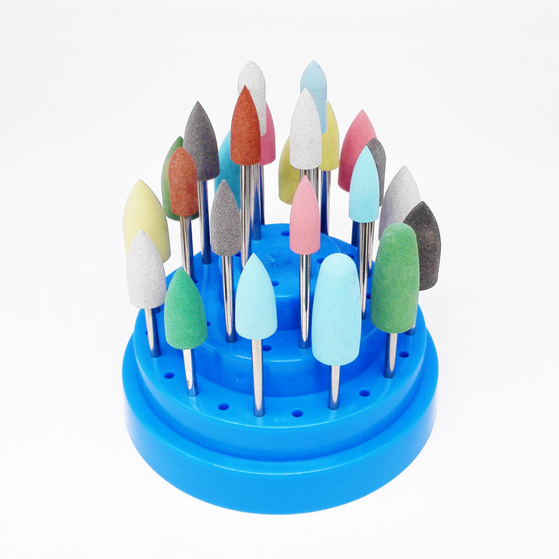 24Pcs Dental Silicone Polisher Burs for Composite Resin + 48 Holes ...