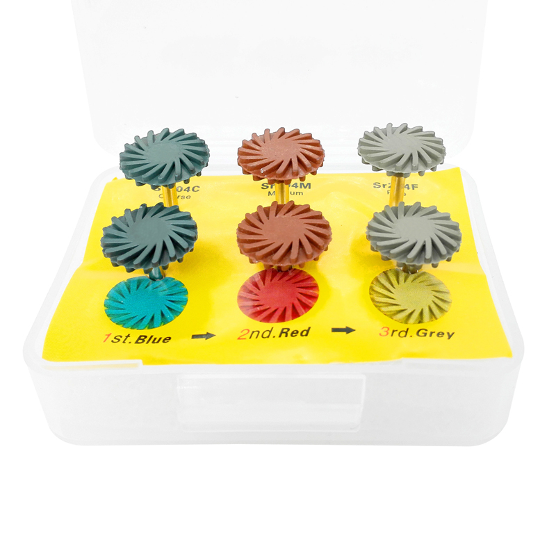 Dental Composite Polishing Diamond System RA Wheels Disc 14mm Coarse ...