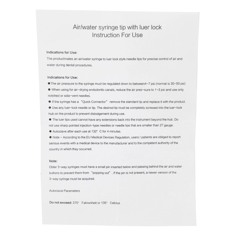 Kerr Sybronendo Stropko Style Irrigator Irrigation Tip for 3-Way Triple ...