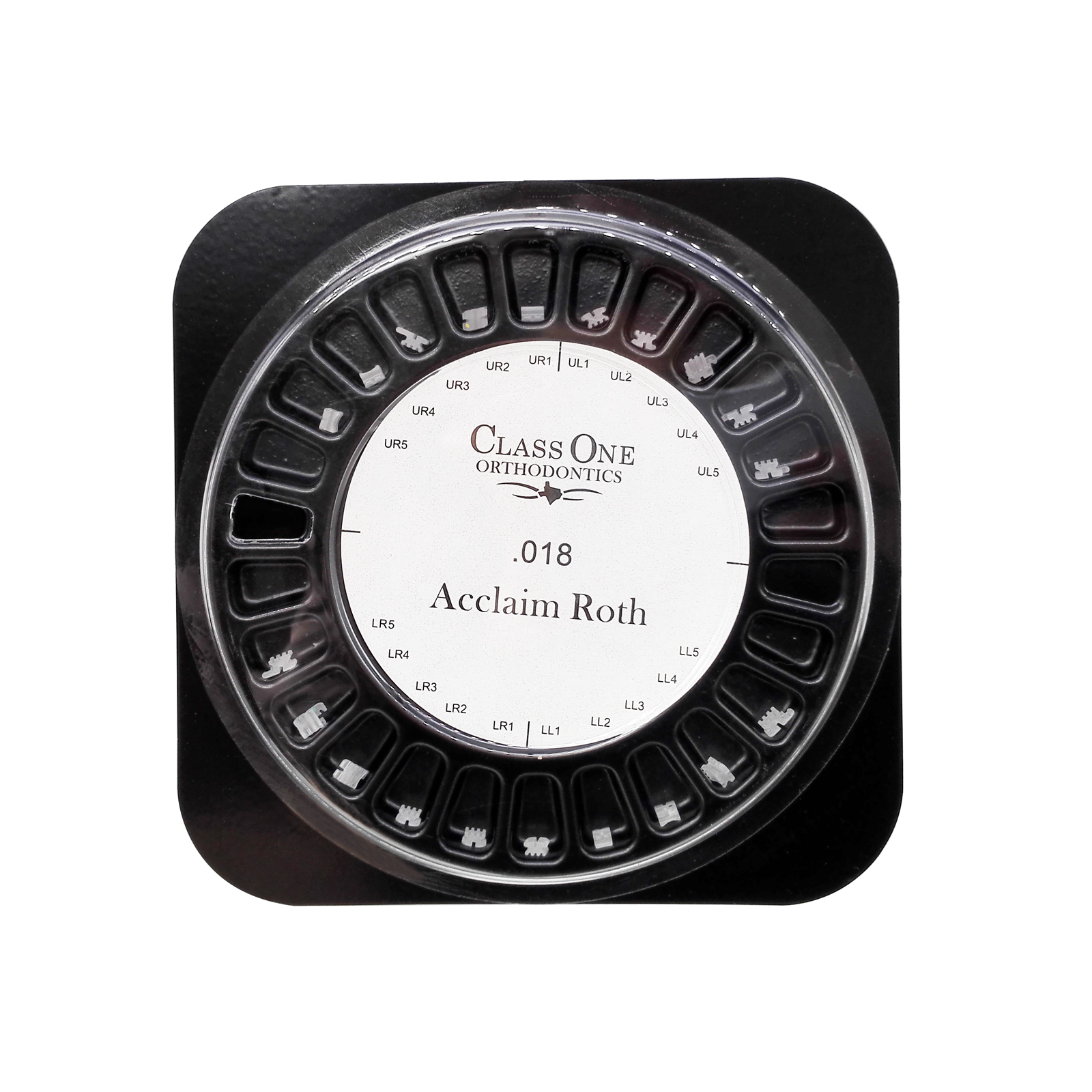 Dental Orthodontic Class One Ceramic Bracket Brace 018/022 Roth/MBT ...