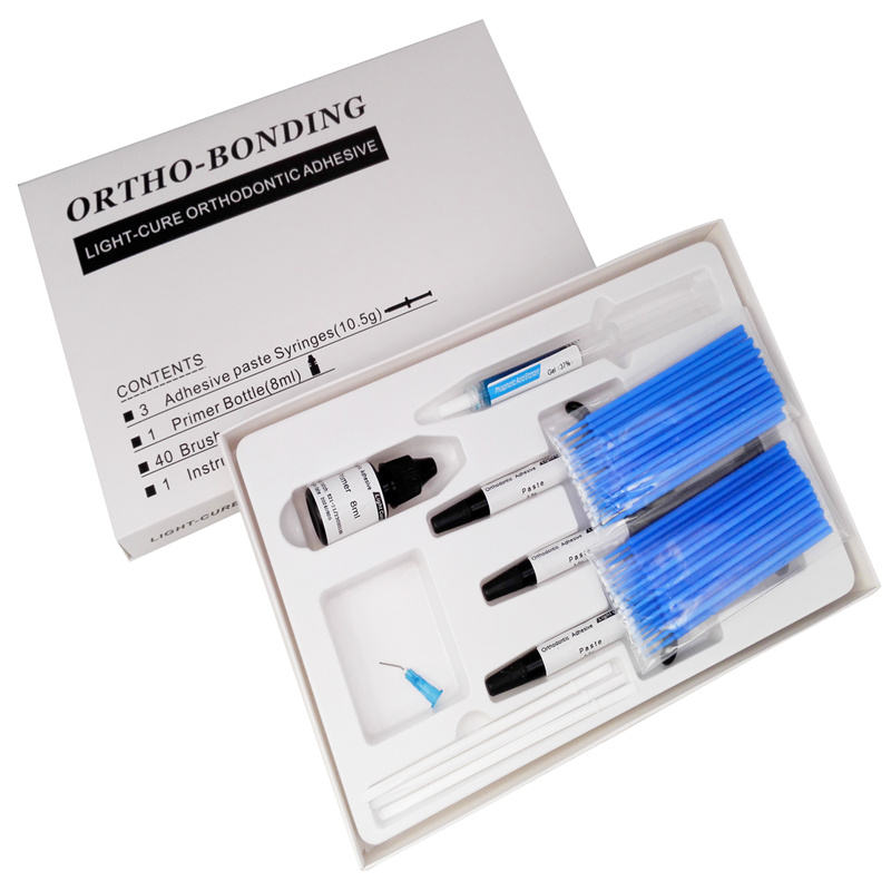 Dental Orthodontic Bonding Bracket Light Cure Adhesive Kit Resin Paste ...