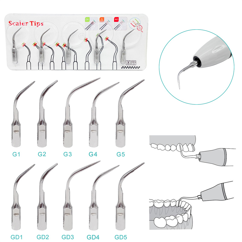 Dental Ultrasonic Piezo Scaler Tips fit Woodpecker EMS DTE SATELEC ...