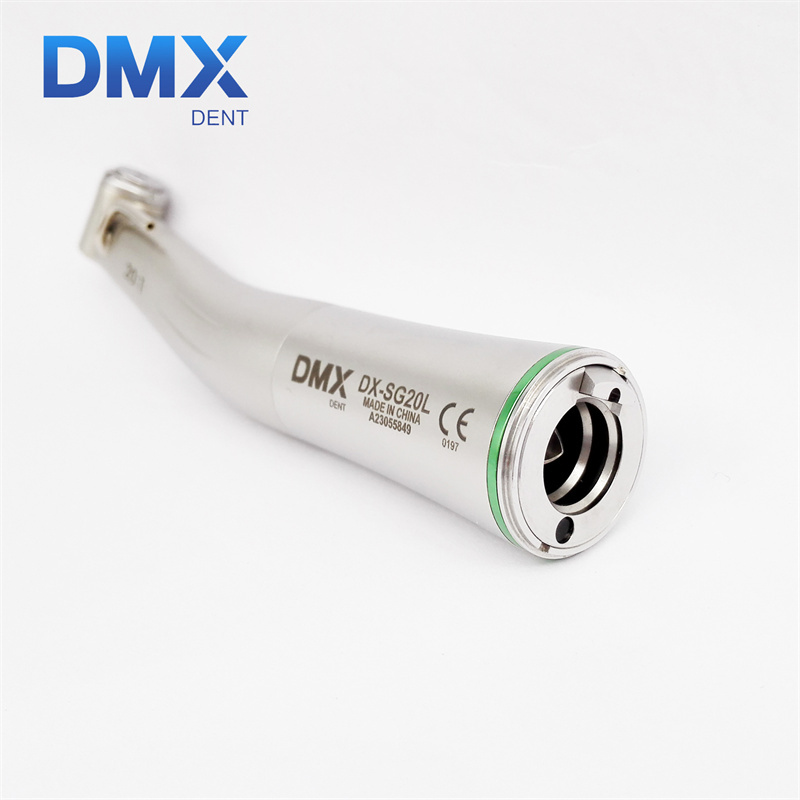 DMXDENT SG20L 20:1 Dental Fiber Optic LED Implant Contra Angle Low ...