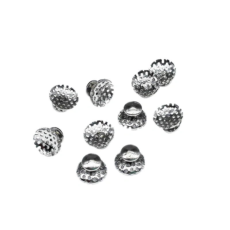 Dental Orthodontic Braces Brackets Lingual Buttons Bondable Hole 10 ...
