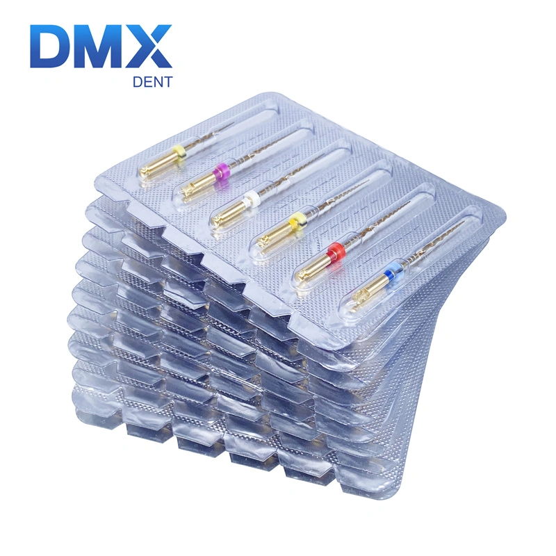 DMXDENT PT-Gold Taper Dental Endodontic NITI Rotary Files Root Canal ...