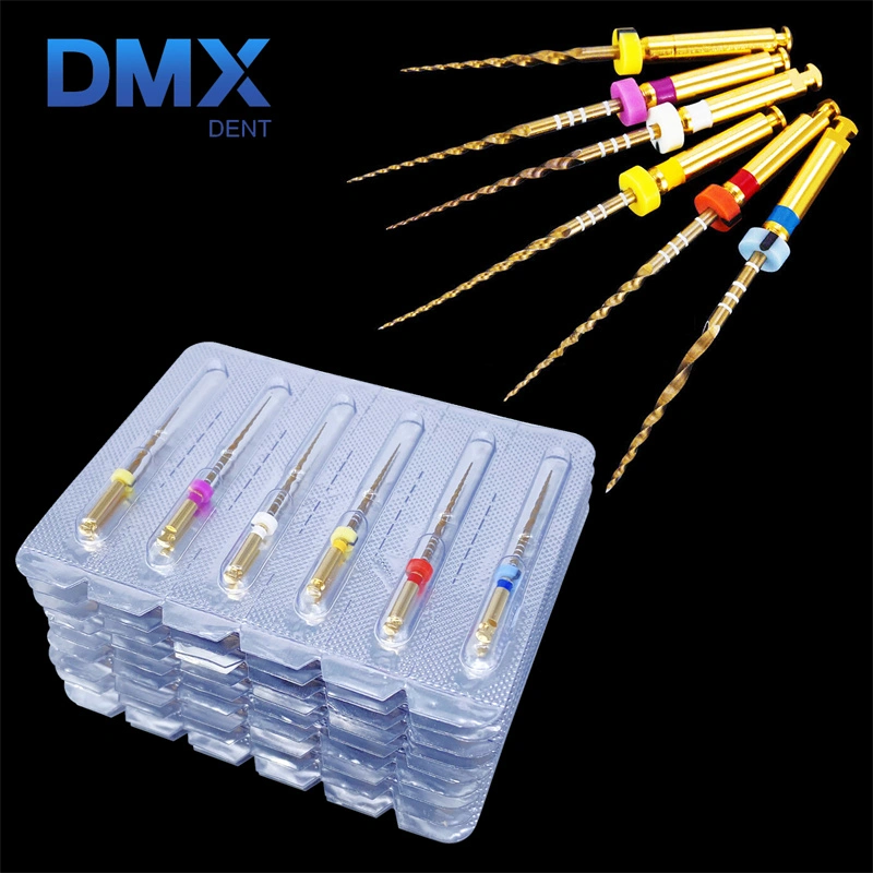 DMXDENT PT-Gold Taper Dental Endodontic NITI Rotary Files Root Canal ...