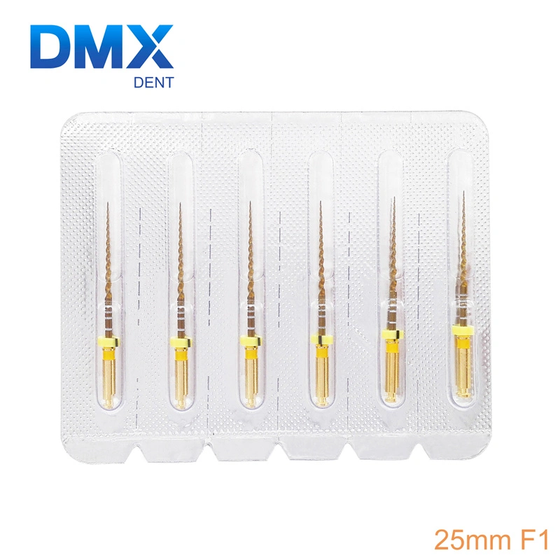 DMXDENT PT-Gold Taper Dental Endodontic NITI Rotary Files Root Canal ...