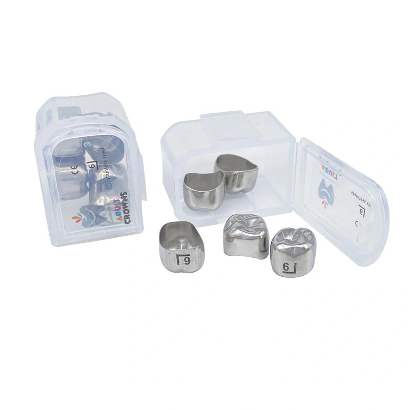 Dental Adult Permanent Molar Crowns Preformed Temporary Crown Stainless ...