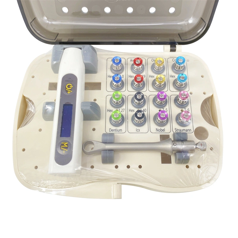 Electric Universal Implant Kit Abutment Torque Wrench 10-40Ncm Tool Driver