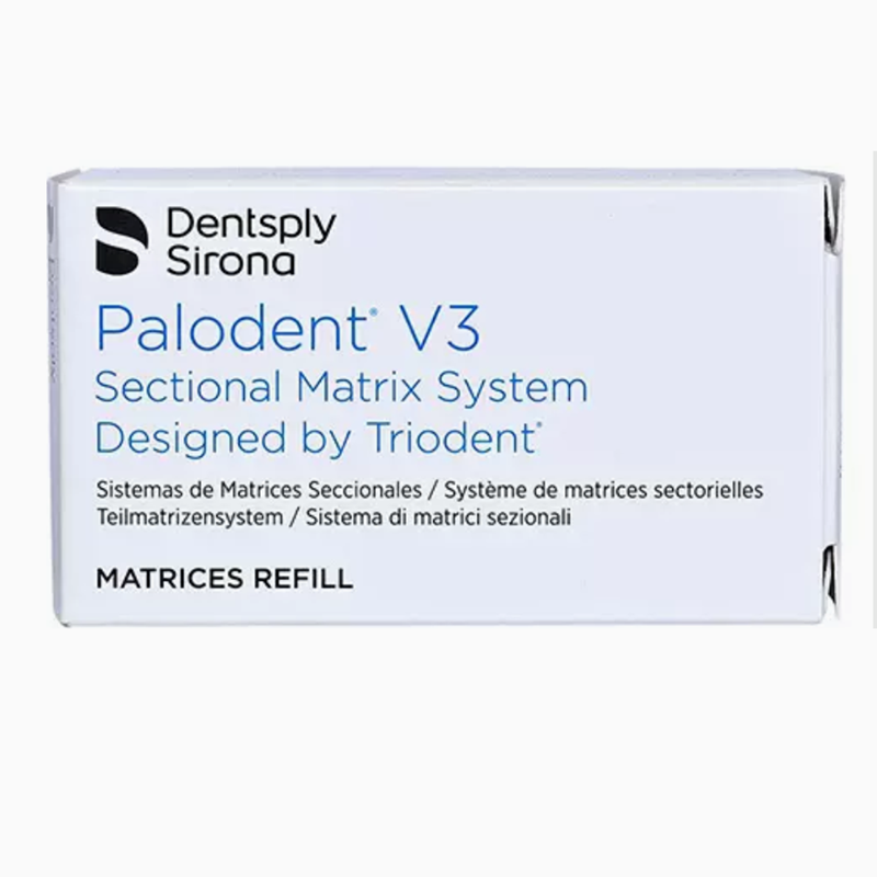 Dentsply Palodent V3 Dental Refill Sectional Contoured Metal Matrices ...